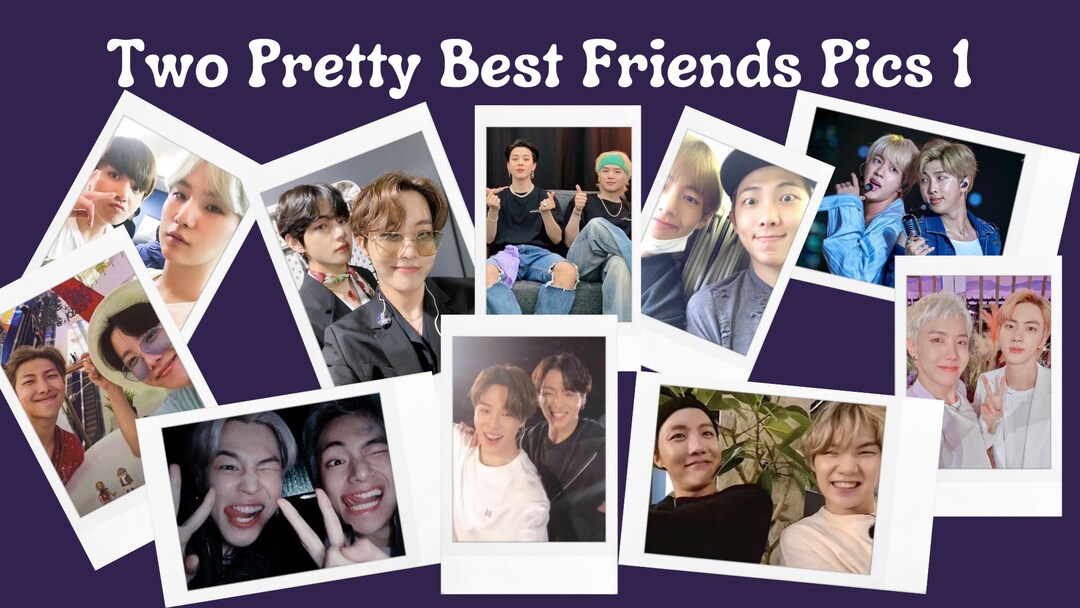 BTS Two Pretty Best Friends Pics 1 - Etsy