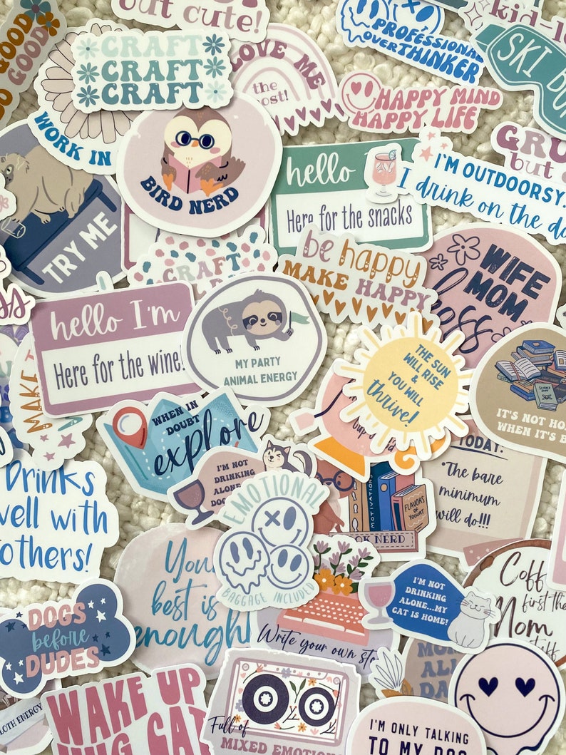 Name Tag | Hello I'm Sticker | Slightly Dramatic | Funny Sticker ...