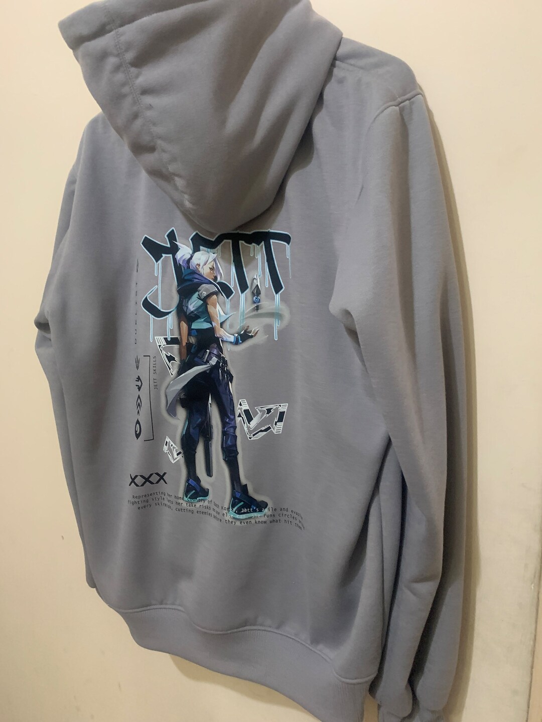 Jett Agent Hoodie Jumper Costume Cosplay Video Gaming - Etsy