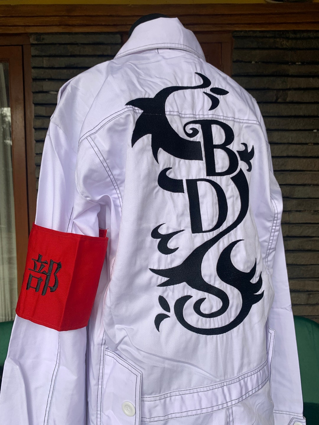 Black Dragon Coat Costume Cosplay Japanese Manga - Etsy