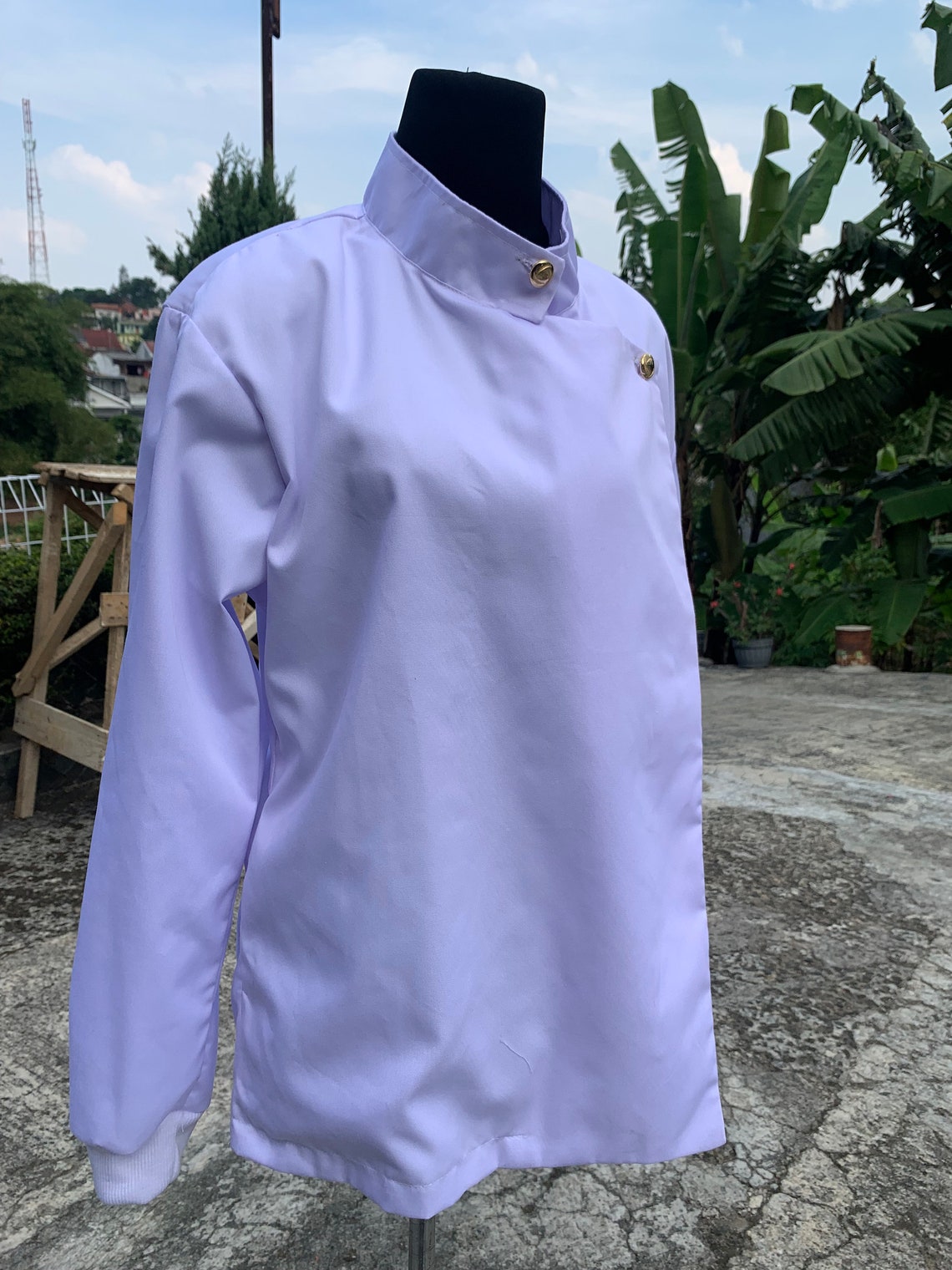 Black Hair Student White Demon Gakuran Shirt Uniform Japanese - Etsy