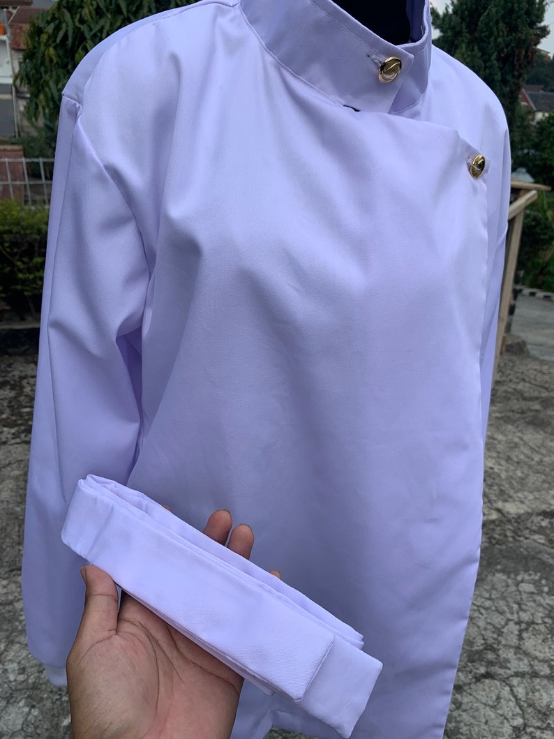 Black Hair Student White Demon Gakuran Shirt Uniform Japanese - Etsy