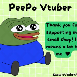 Peepo Vtuber Model - Fully Rigged Vtuber Model - Multiple Toggles ...