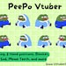 Peepo Vtuber Model - Fully Rigged Vtuber Model - Multiple Toggles ...