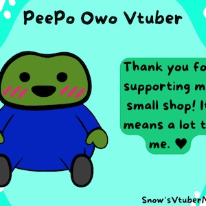 Peepo Owo Vtuber Model - Fully Rigged Vtuber Model - Multiple Toggles ...