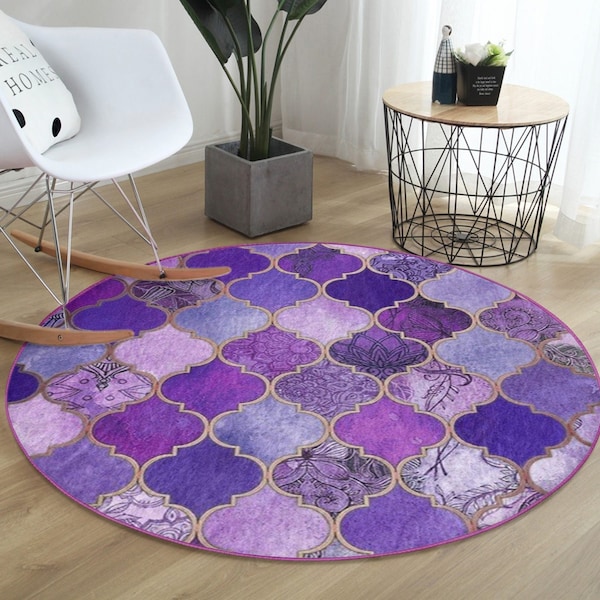 Purple Area Rug - Etsy
