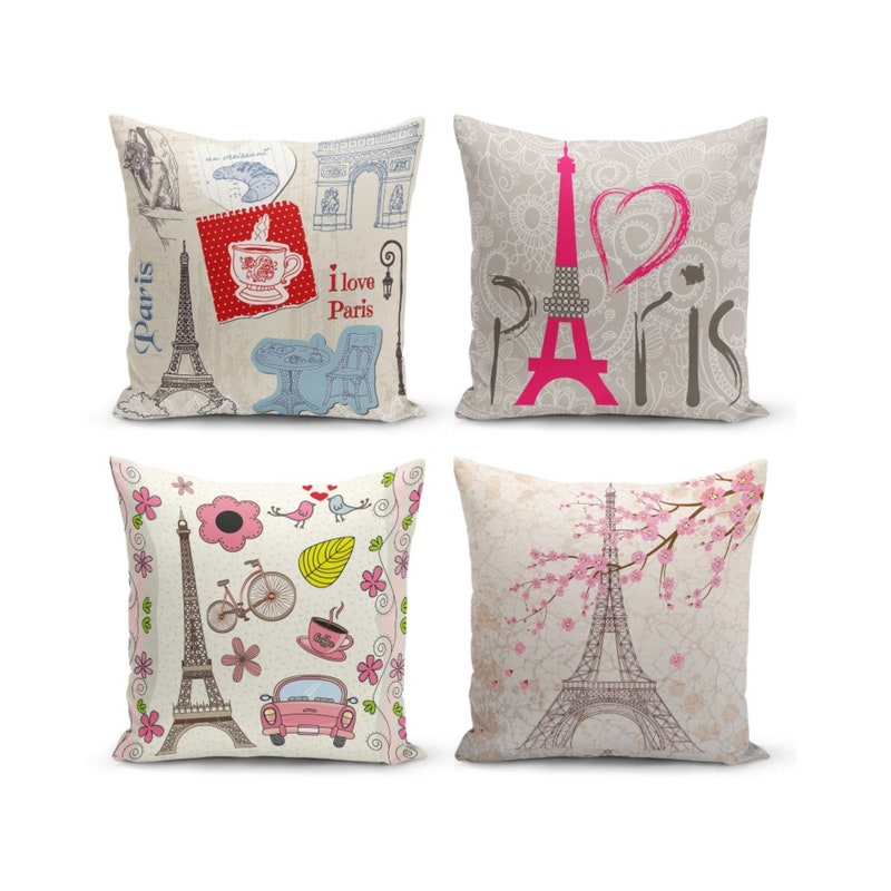 Paris Pillows - Etsy