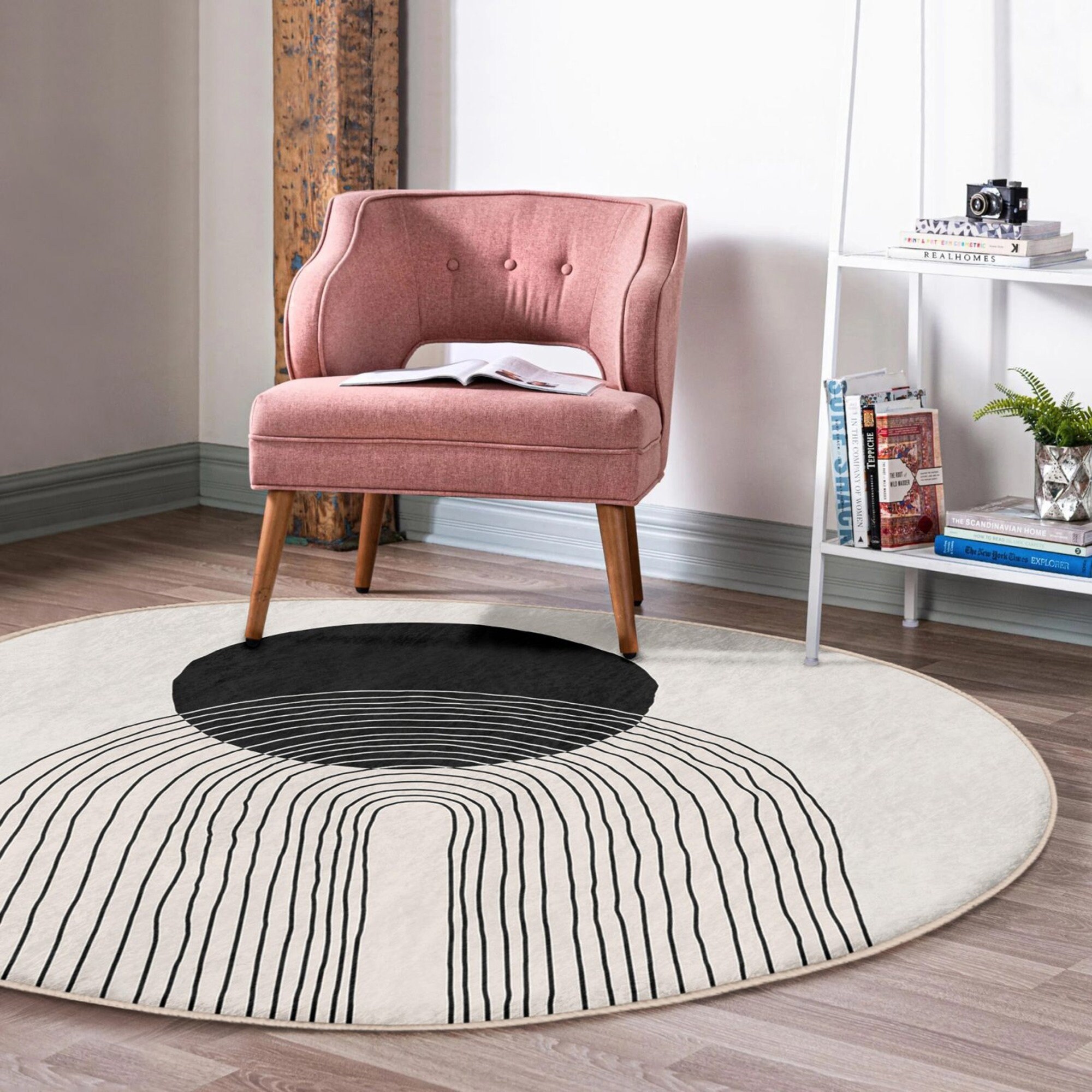 Abstract Art Round Rug Round Rug for Dining Room Circular - Etsy