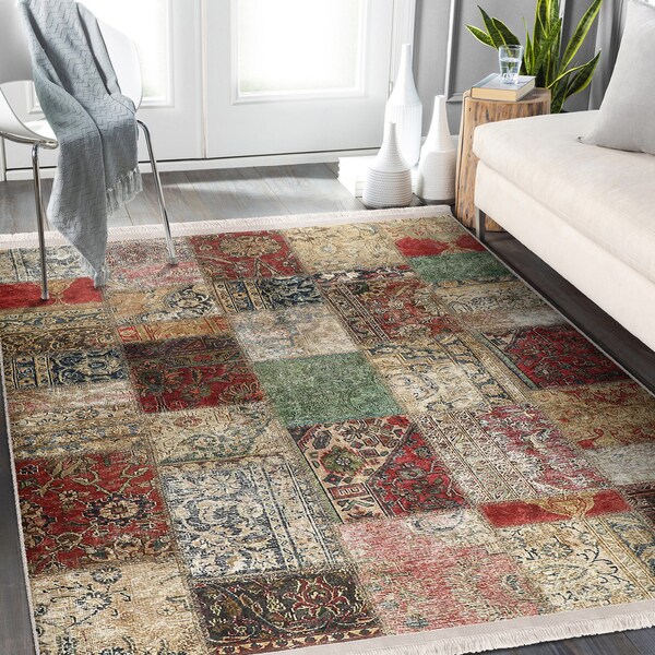 Patchwork Carpet - Etsy