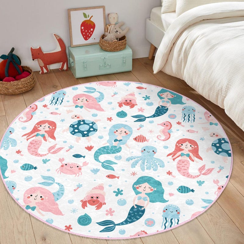 Mermaid Area Rug - Etsy