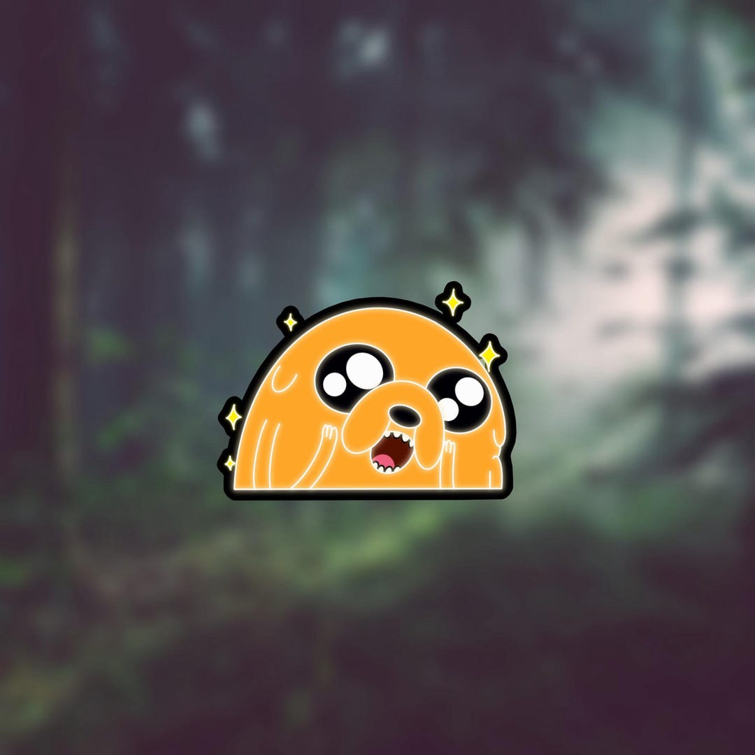 Cute Jake the Dog & Friends Sticker | Adventure Tīme Sticker | Jake ...