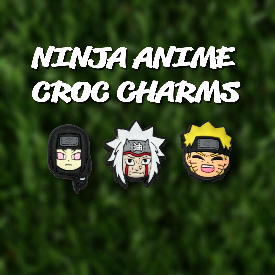 Ninja Anime Croc Charms Shinobi Croc Charm Shoe Charms - Etsy