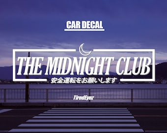 Midnight Car Decal - Etsy