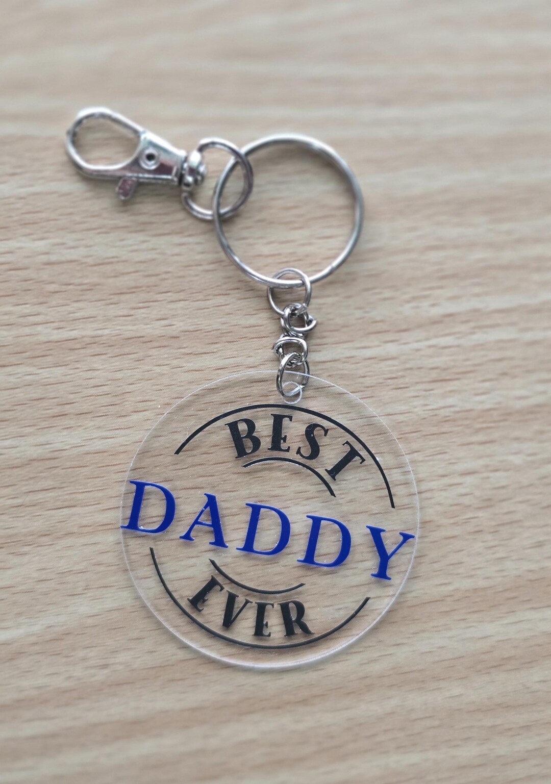 Father's Day Keychains - Personalised Name Keyrings for Dad - Best Dad ...