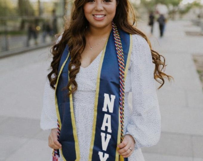 U.S. Navy Themed Graduate Stoles - Etsy
