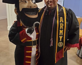 Black U.S. Army Stole Veteran & Military Stole - Etsy