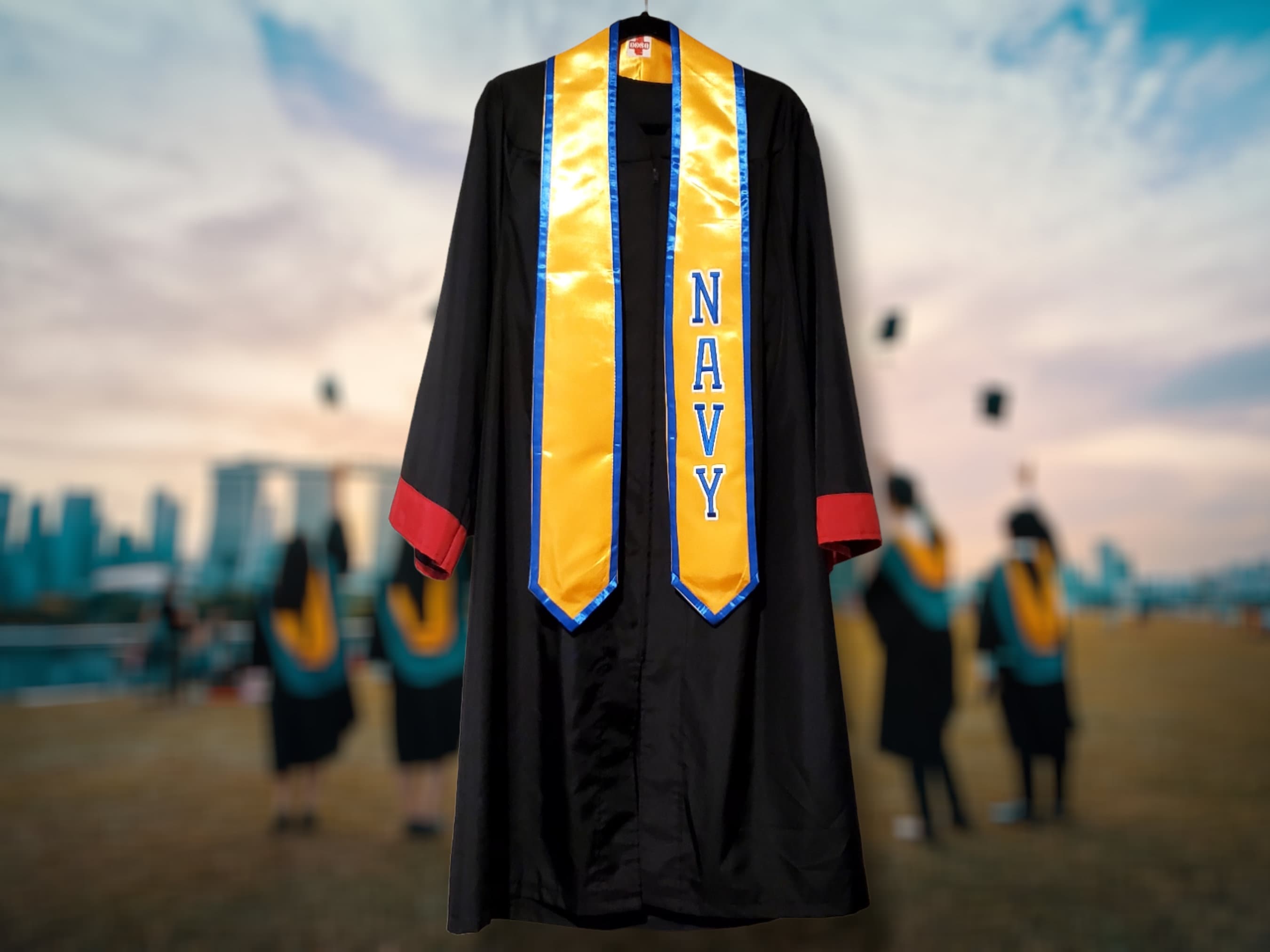 U.S. Navy Themed Graduate Stoles - Etsy