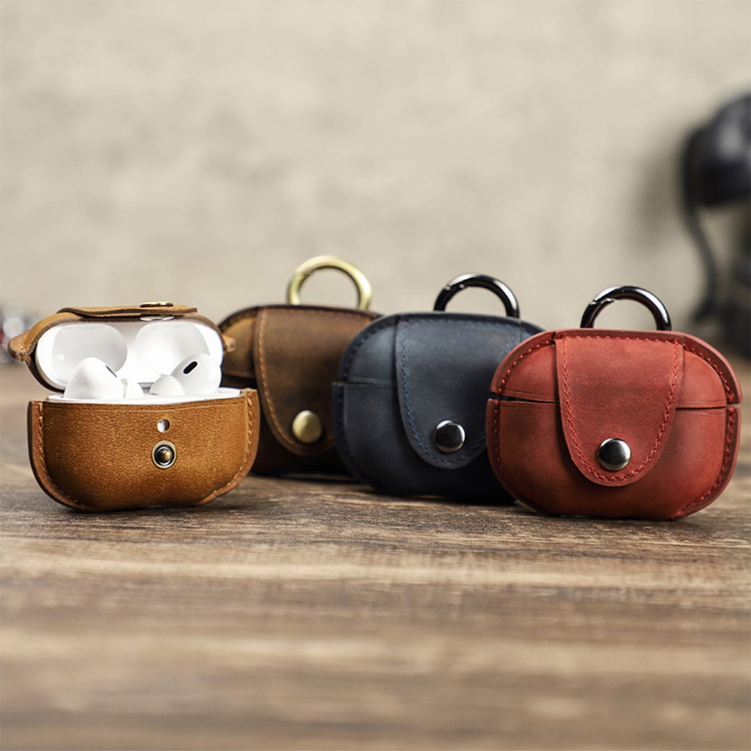 Leather Personalized Airpods Pro2 Case, Custom Engraved Airpods 1/2/3 ...