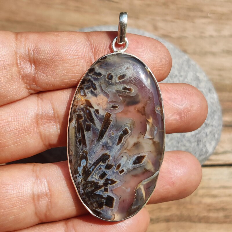 Agate Pendant - Etsy