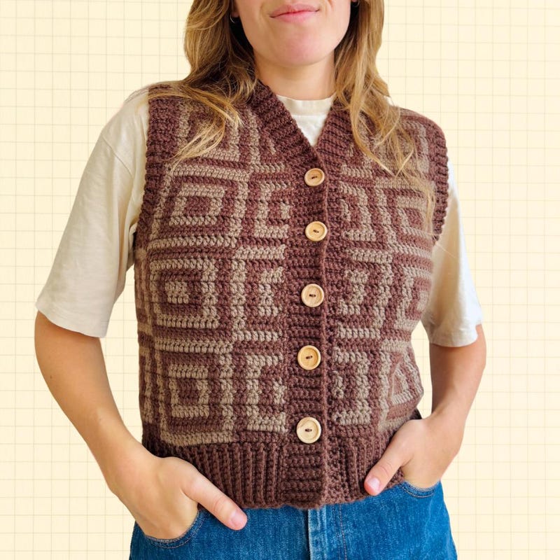 1960s Vest - Etsy