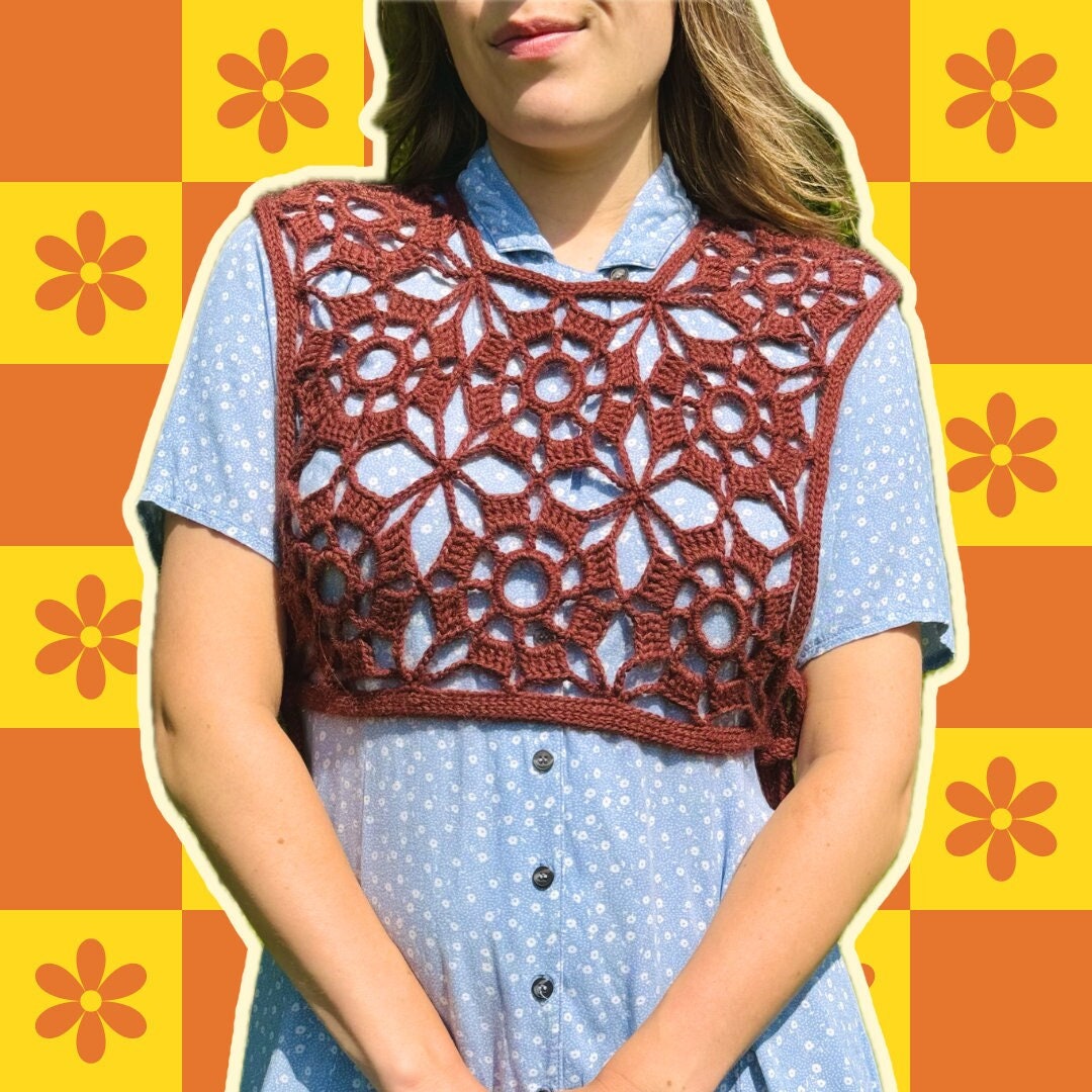RUTH VEST Crochet Pattern - Etsy