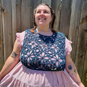 Ruth Vest - Crochet Pattern - Etsy