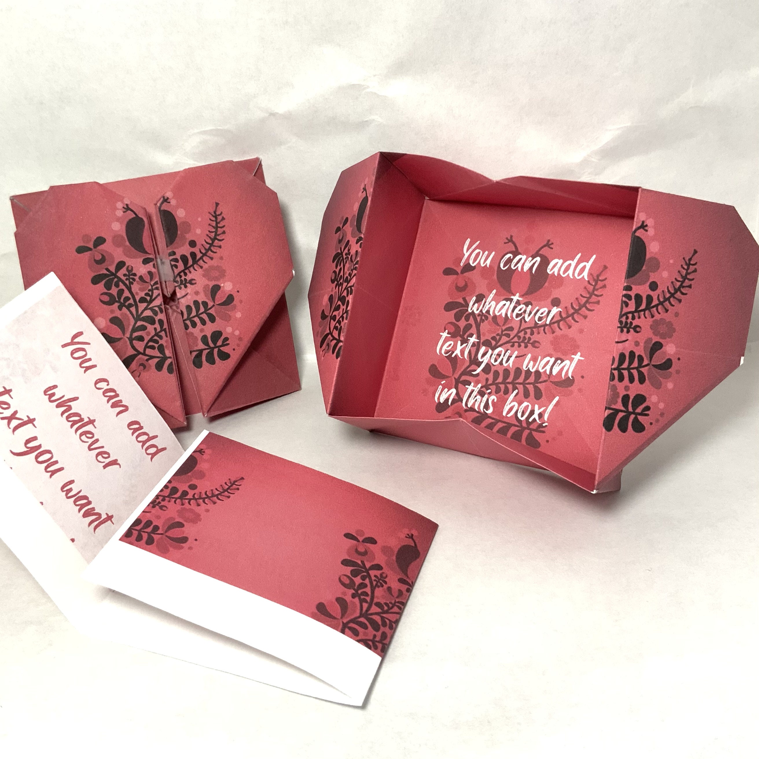 How To Make Origami Heart With Pocket