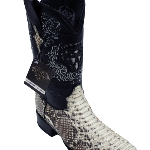 Snake Skin Boots - Etsy