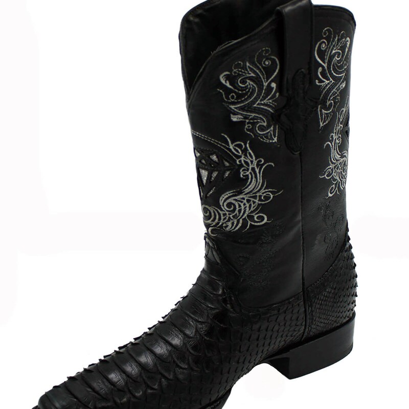 Snake Skin Boots - Etsy