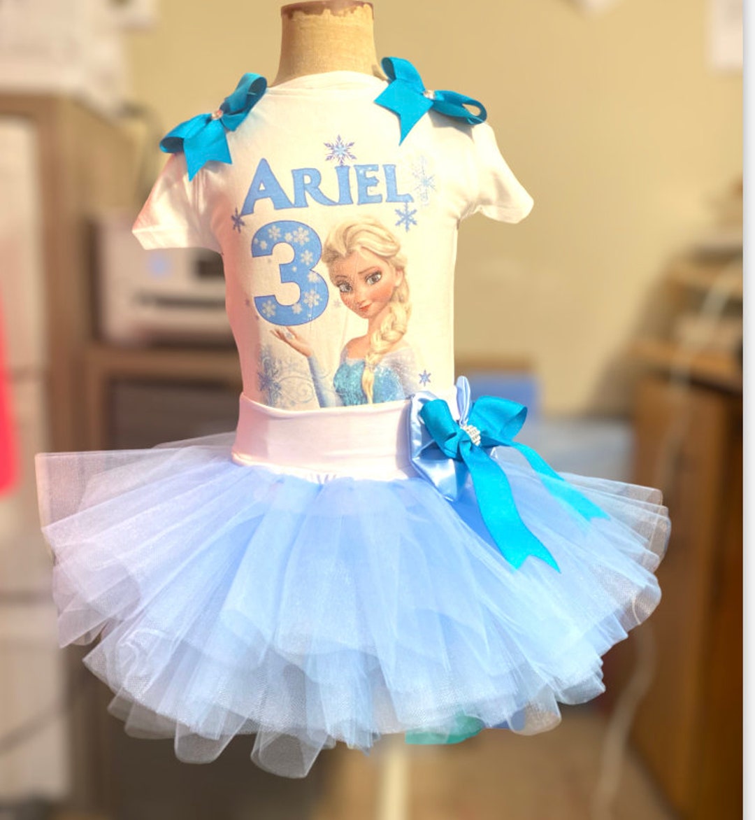 Elsa Tutu Dress Frozen Disney Princess Tutu - Etsy