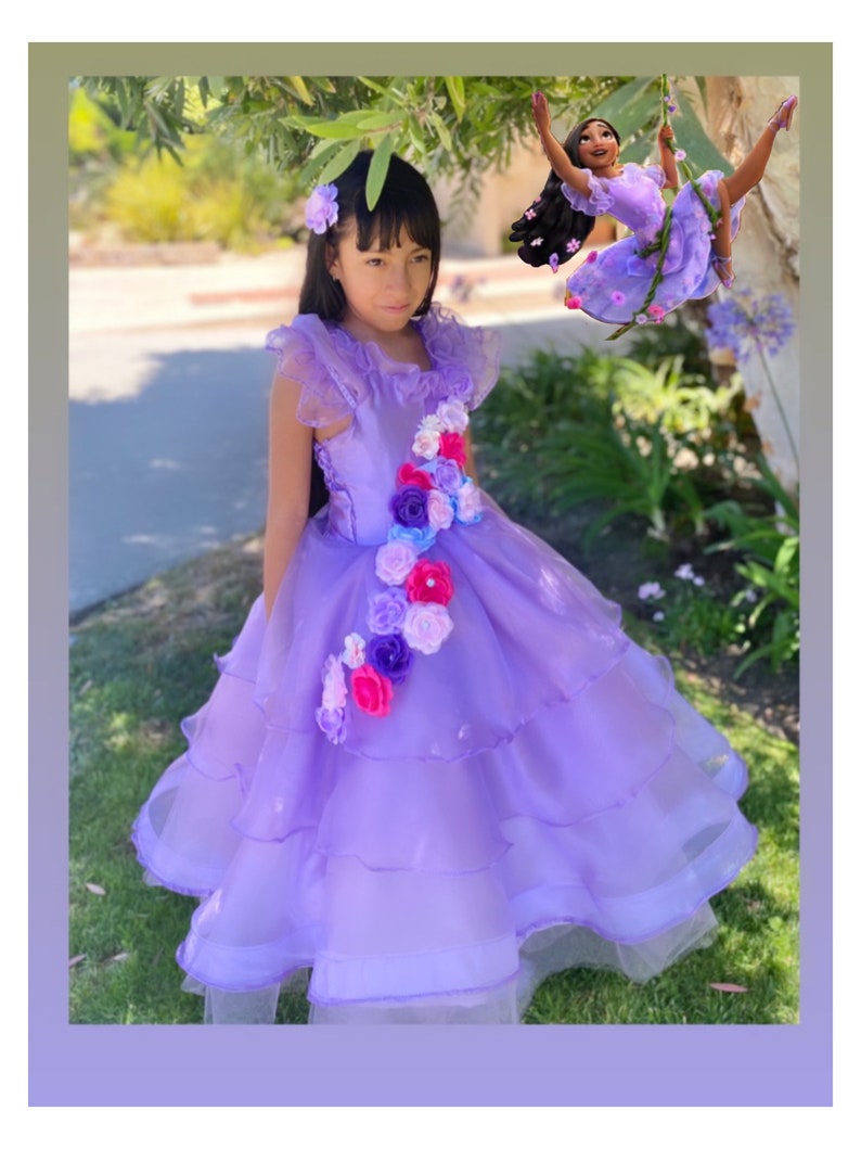 Isabella Inspired Dress Encanto Cosplay Isabela Madrigal - Etsy