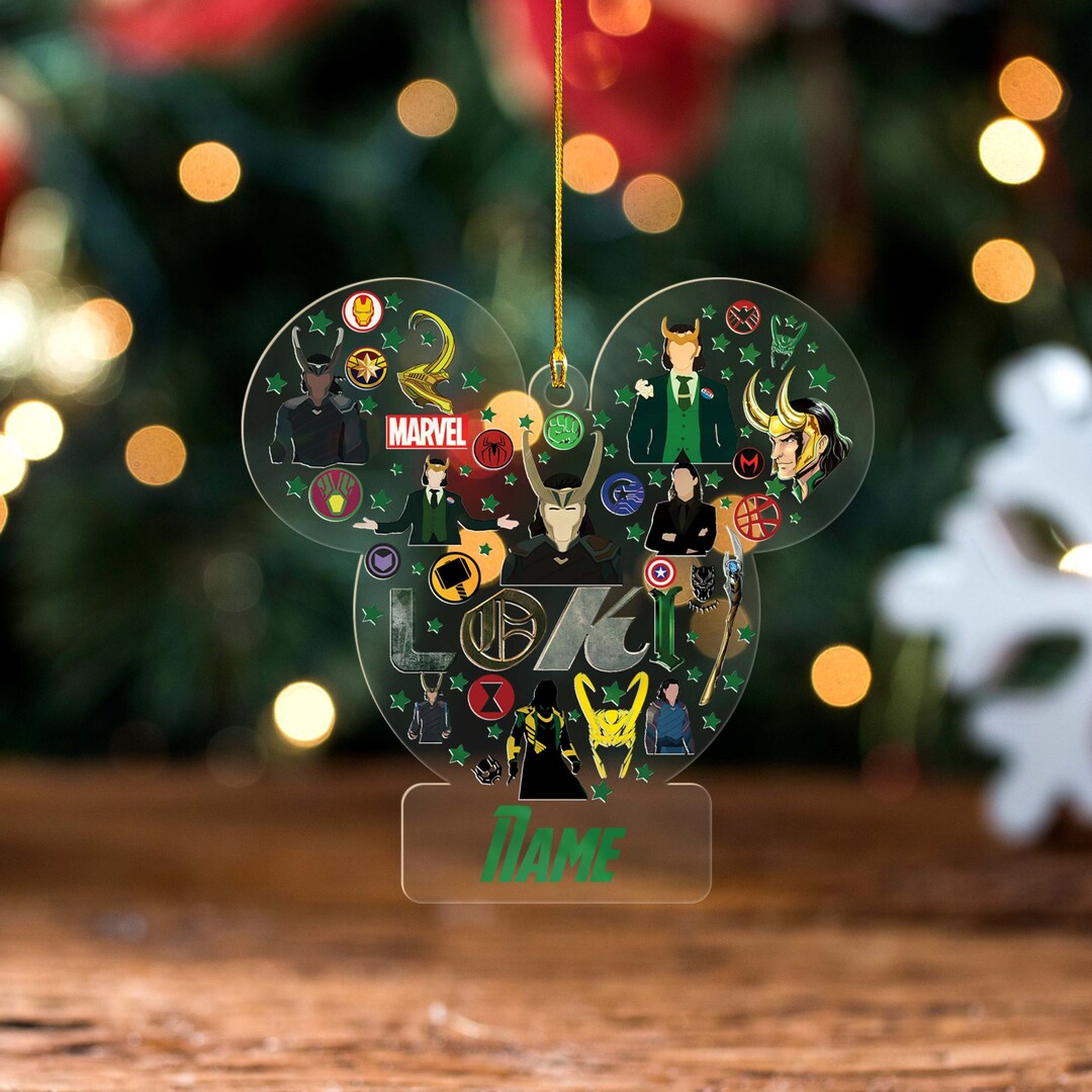 Personalized Loki Laufeyson Christmas Ornament Marvel - Etsy