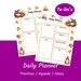 Daily Fall Planner Printable Pages Agenda PDF Planner Pages Planner ...