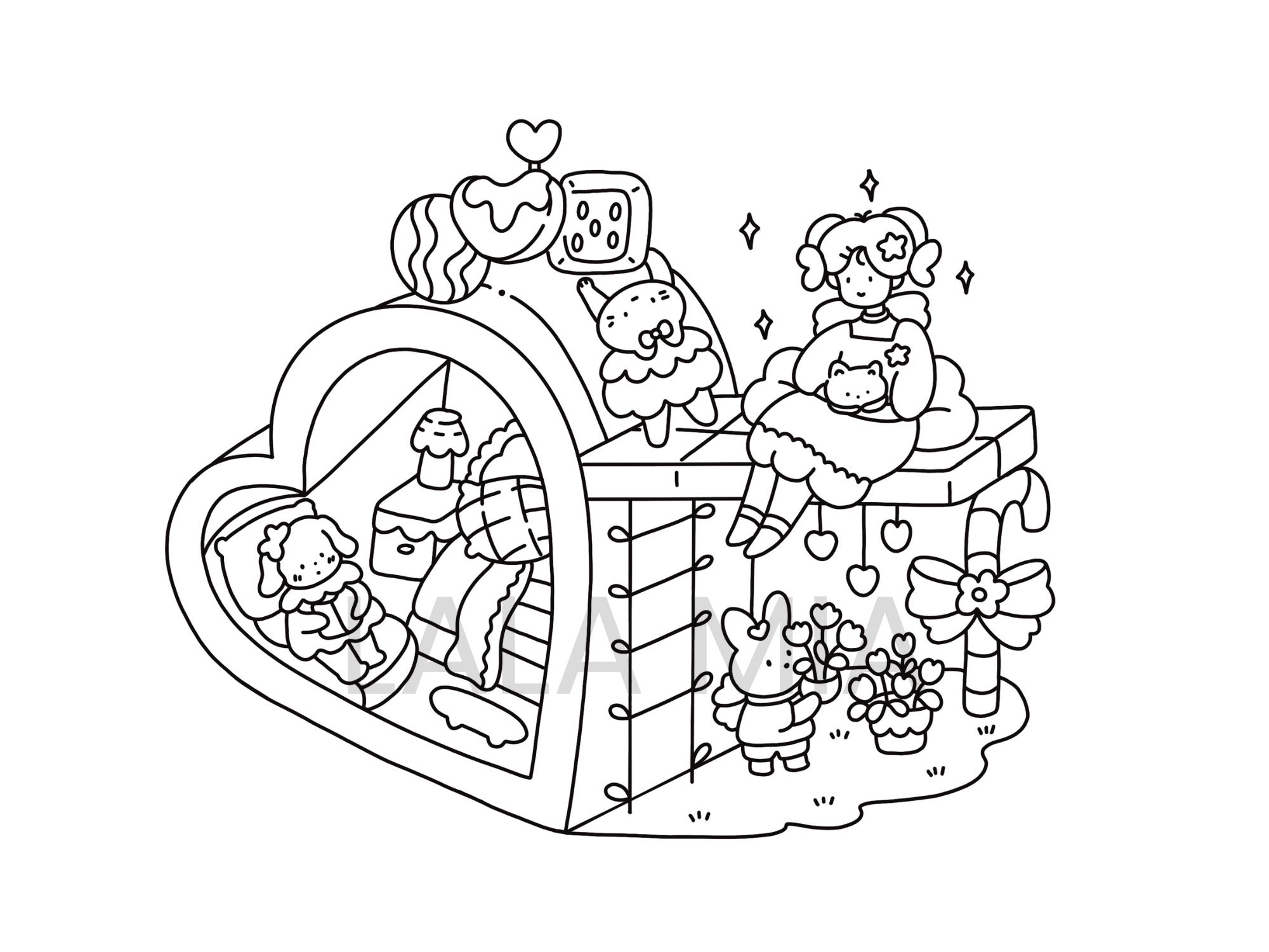 Valentine's Day Coloring Pages – 40 Cute & Easy Printables by Sweet ...