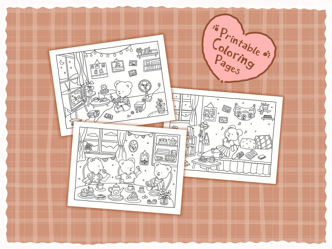 Super Cute Coloring Book Series for Adults and Teens | Toffee Friends ...