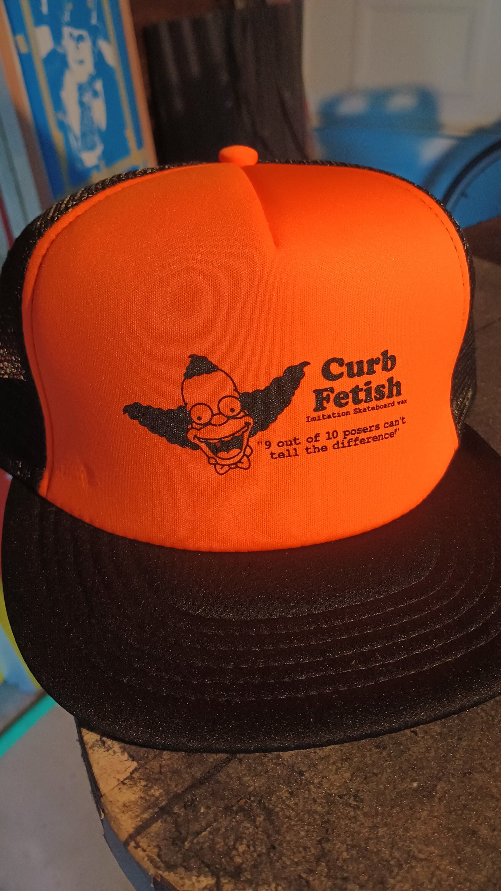 Curb Fetish Krusty Mesh Back Trucker Hat - Etsy