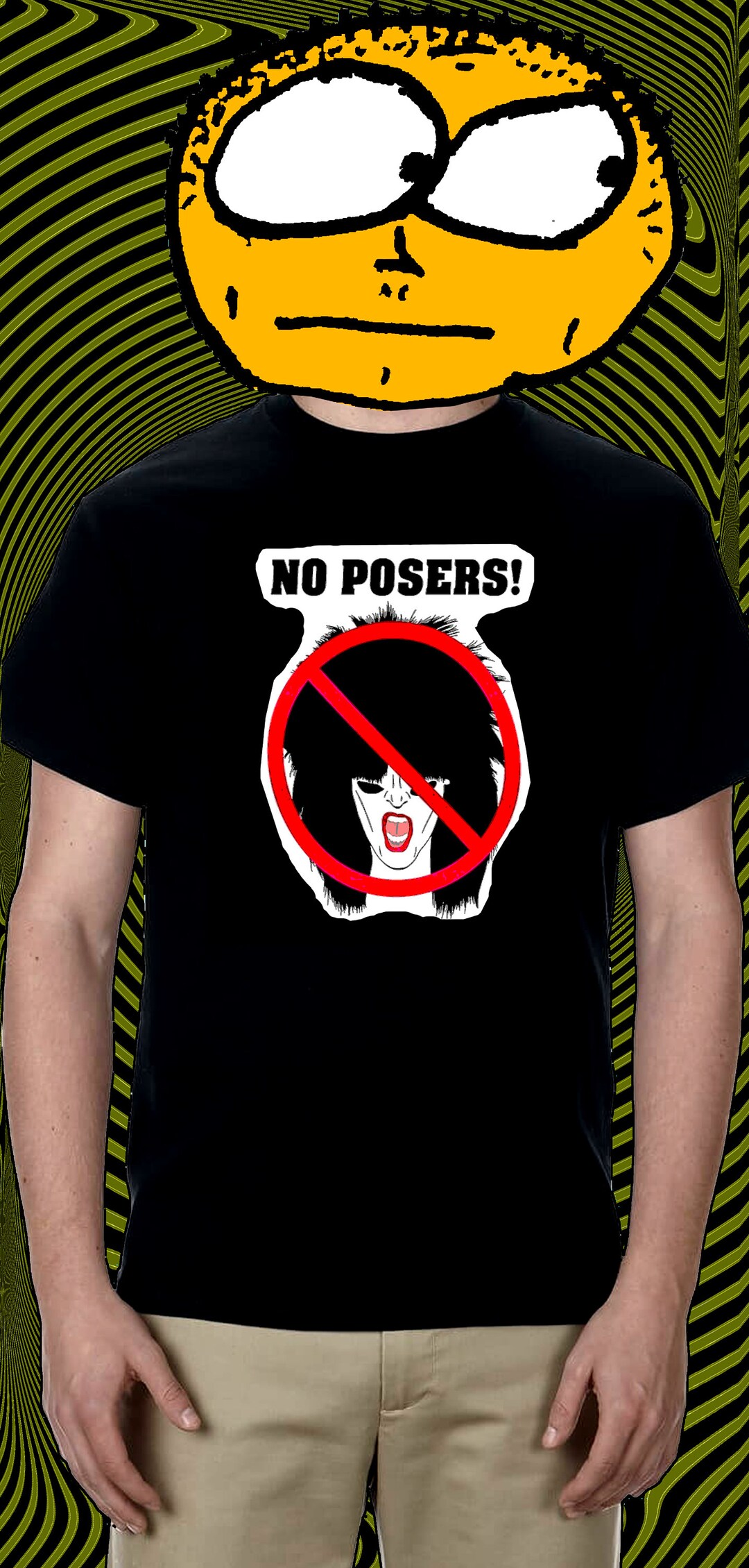 No Posers T Shirt - Etsy