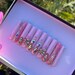 4XL Extendo Light Pink Bling Set| Butterfly Nail Charms| Clutter Nail ...