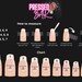 4XL Extendo Light Pink Bling Set| Butterfly Nail Charms| Clutter Nail ...
