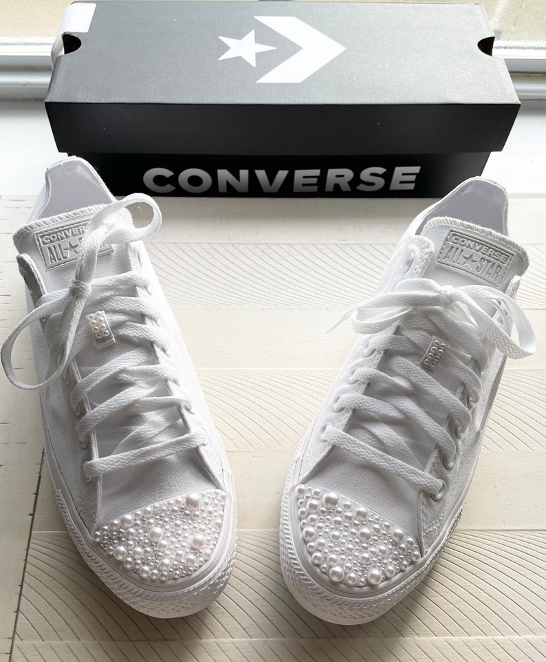 Custom Pearl Partially Embellished Shoes Wedding Shoes Bride - Etsy