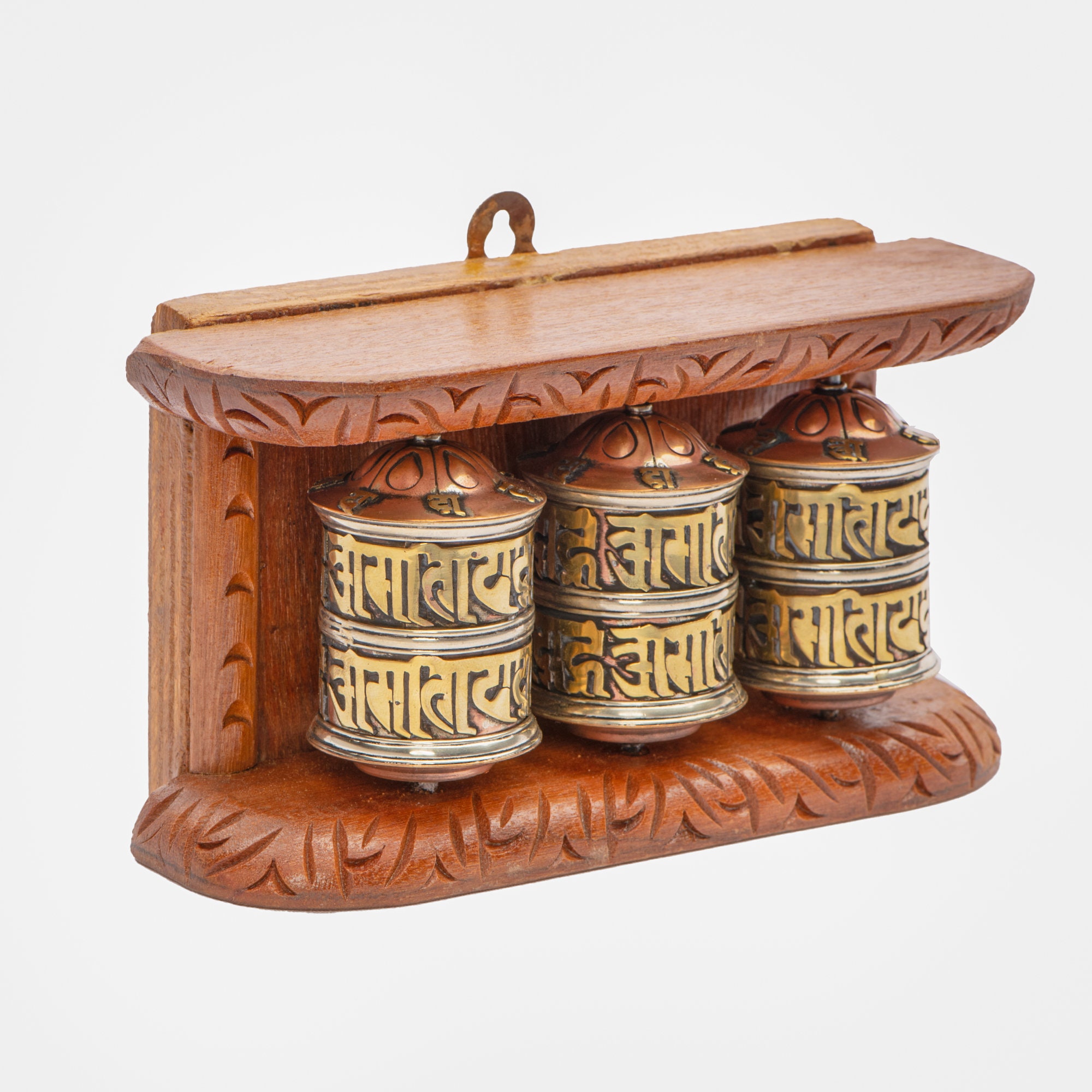 Tibetan Buddhist Astamandal Wall Hanging 3 Prayer Wheel - Etsy