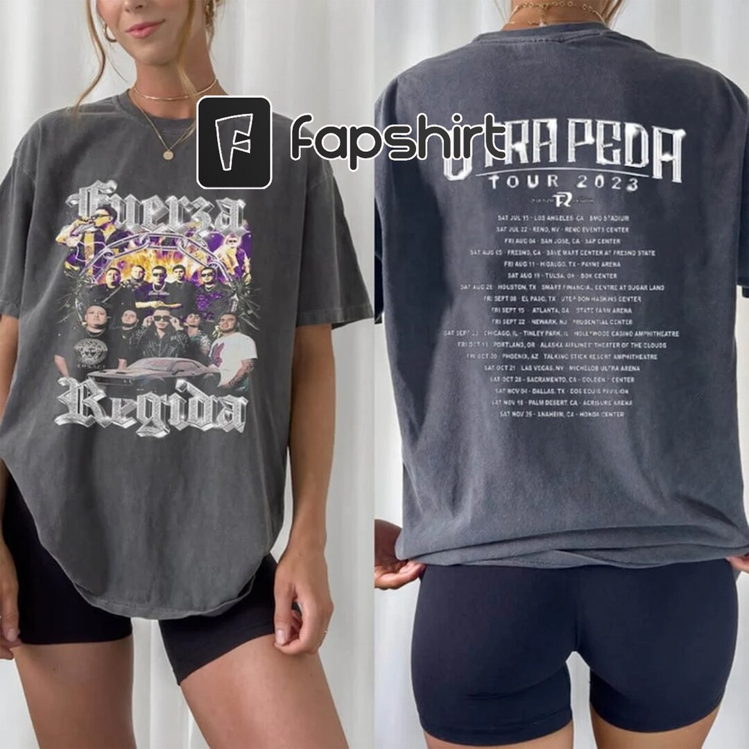 Fuerza Regida Otra Peda Tour 2023 Shirt Fuerza Regida Fan - Etsy