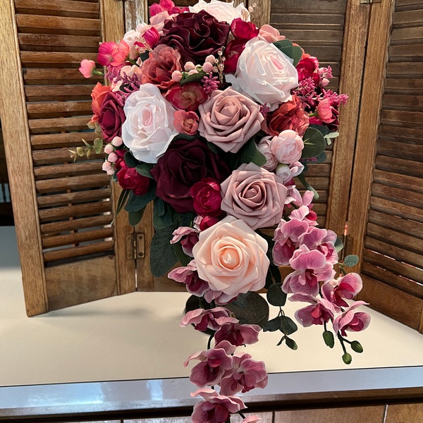 Magenta Bouquet - Etsy