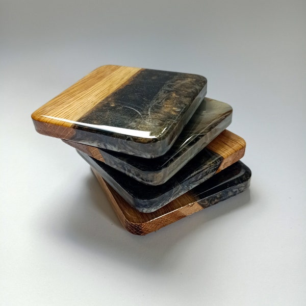 Epoxy Coasters - Etsy