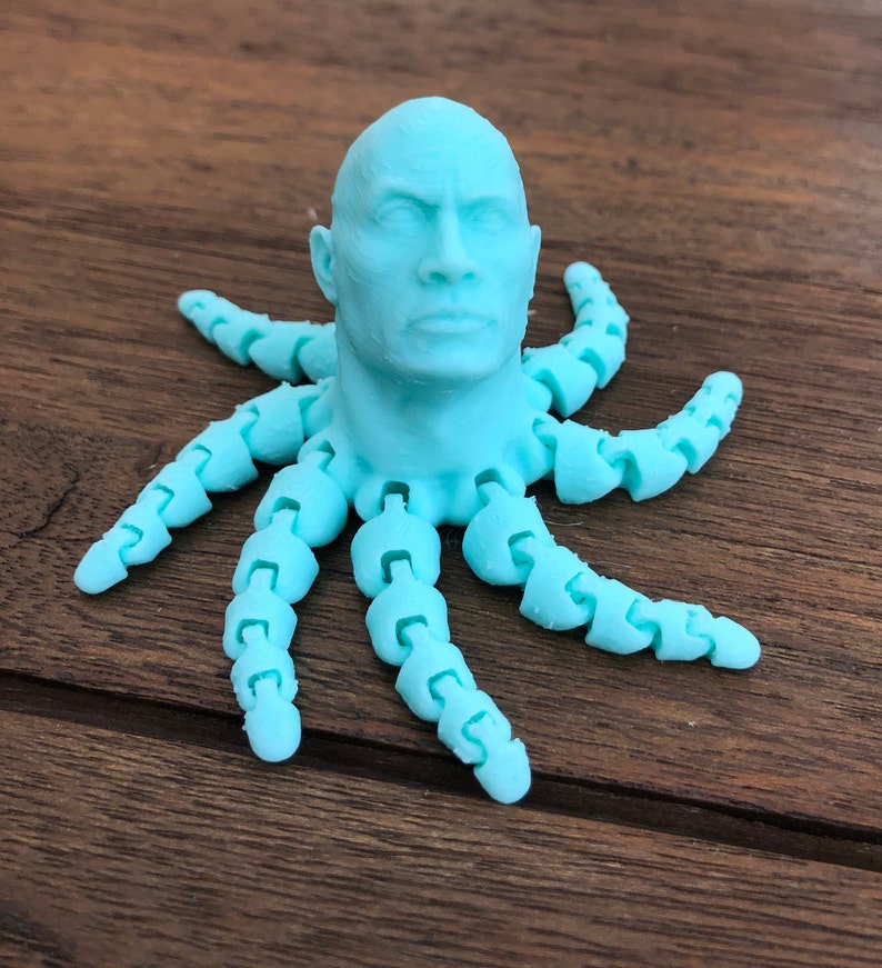 Dwayne Johnson Octopus the Rocktopus Custom Colors and Sizes Available ... Dwayne Johnson Octopus the Rocktopus Custom Colors and Sizes Available ...