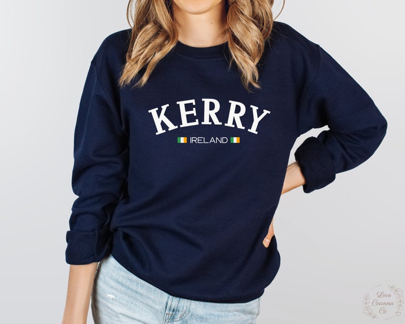 Kerry Ireland Sweatshirt Gift for Travel Lover, Womens Cozy Irish ...