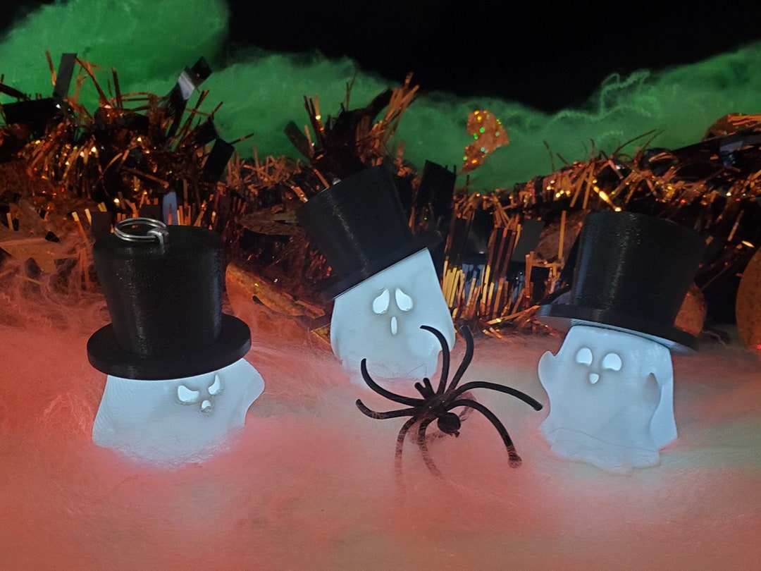 Spooky and Lovable Ghost Figurines With Soft Glow Light - Perfect for ...