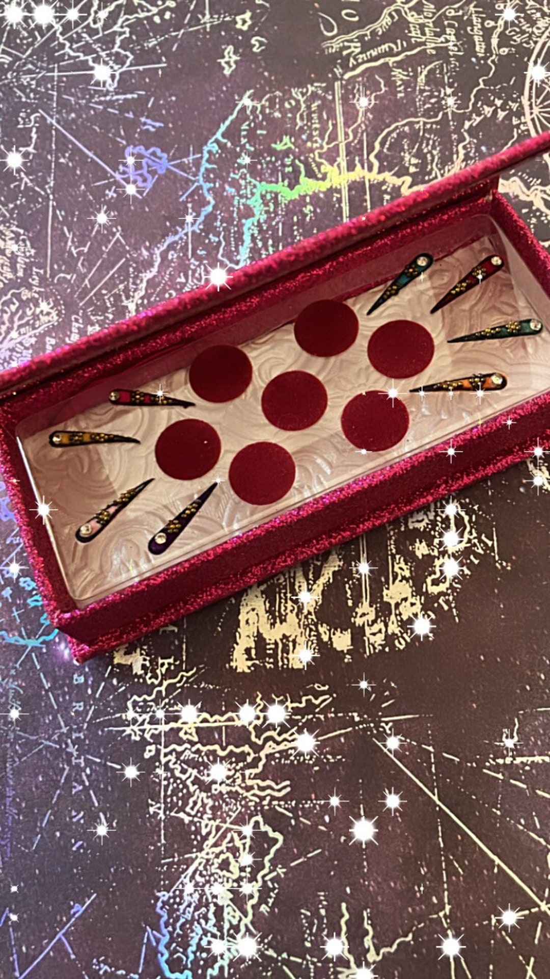 Ancient Rajasthani Indian Jewels Red Dot Classic Large Bindi With ...