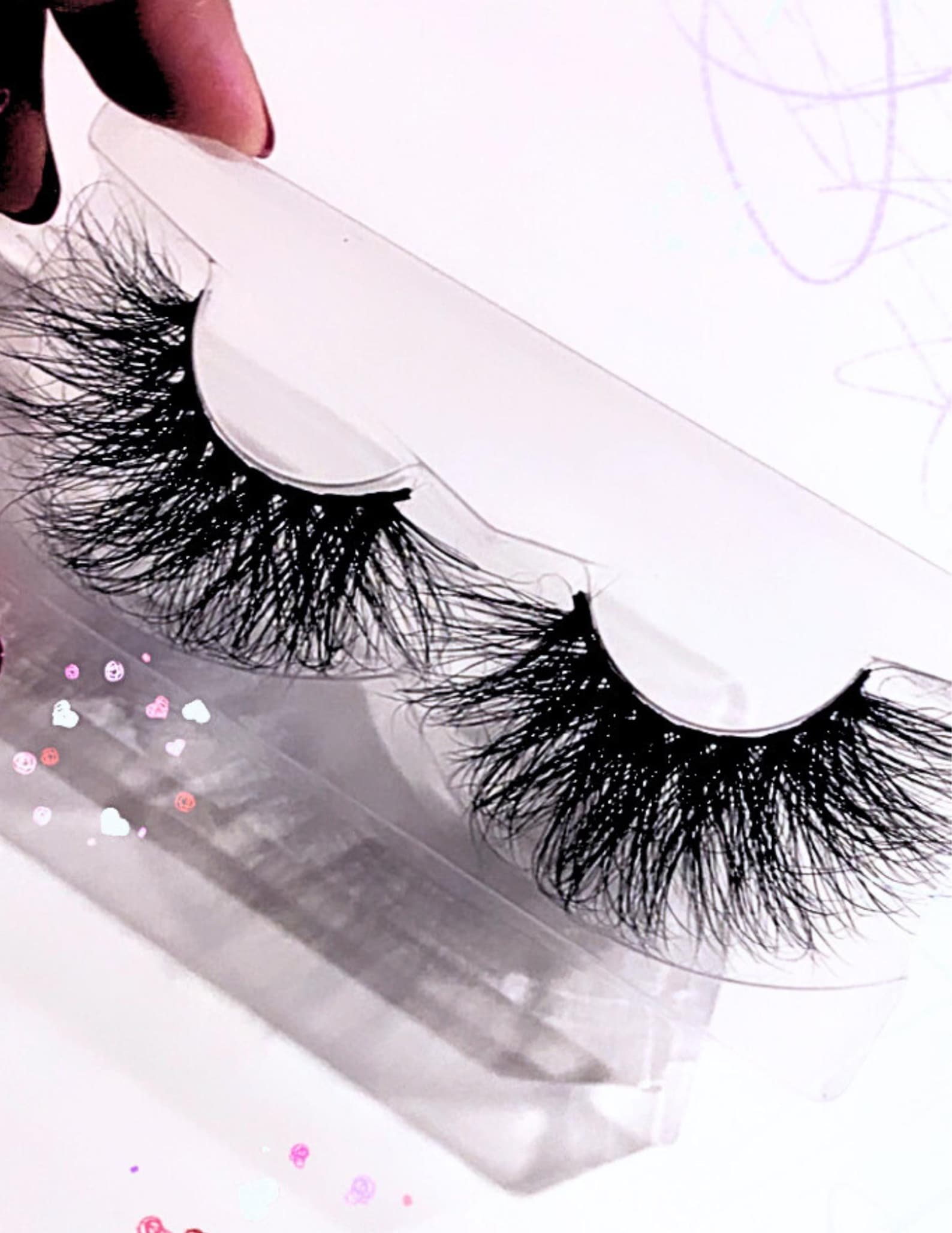 Big Bold Fluffy and Soft Lashes Super Soft Reusable Thick Band Eyelash ...