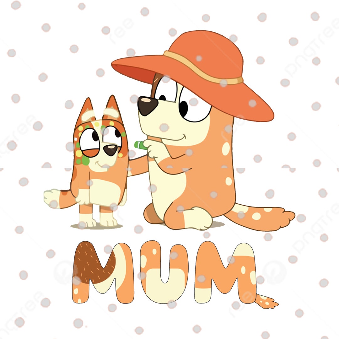 Bluey Mamá Digital Png Bluey Mamá png ChilliHeeler Png - Etsy España
